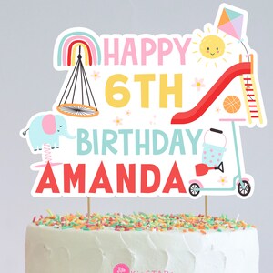 Park and Playground Welcome Sign Park Party Birthday Sign Girl Birthday ...