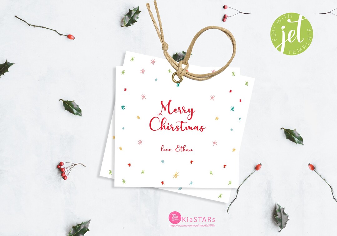 Editable Christmas Gift Tags, Christmas Gifts, Teacher Gifts, Cookie ...