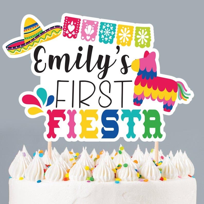 Fiesta Invitation First Fiesta Invite Editable Invitation - Etsy