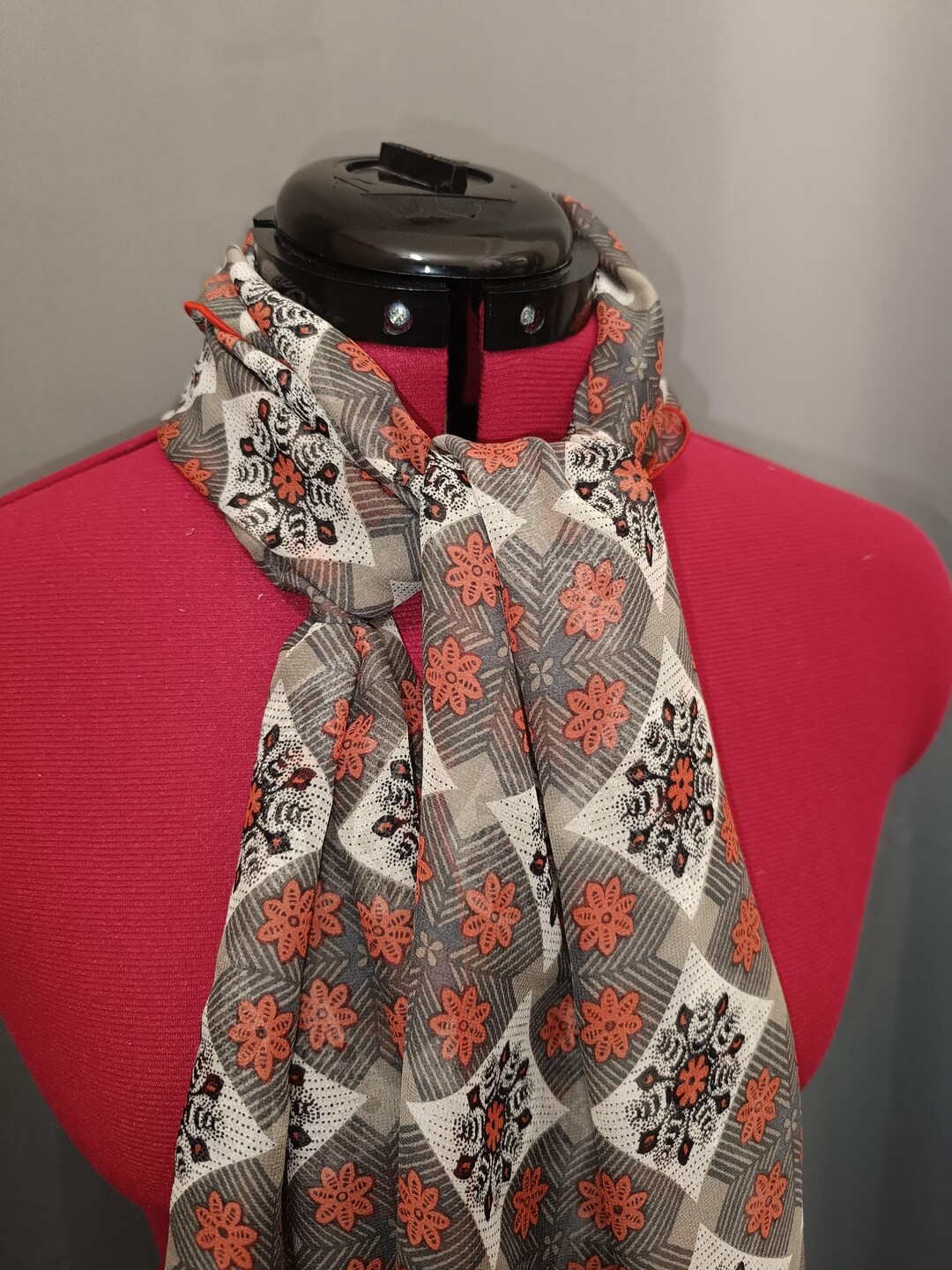 Chelsea Print Liberty Silk Chiffon Scarf or Snood - Etsy