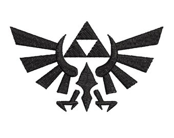 The Legend of Zelda Triforce Embroidery Design ( Digital File) - Etsy