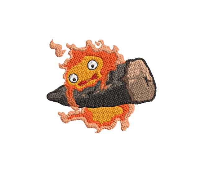 Calcifer Embroidery File - Etsy