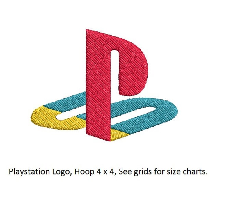3 Pack Playstation Embroidery Files - Etsy