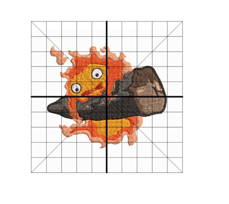 Calcifer Embroidery File - Etsy