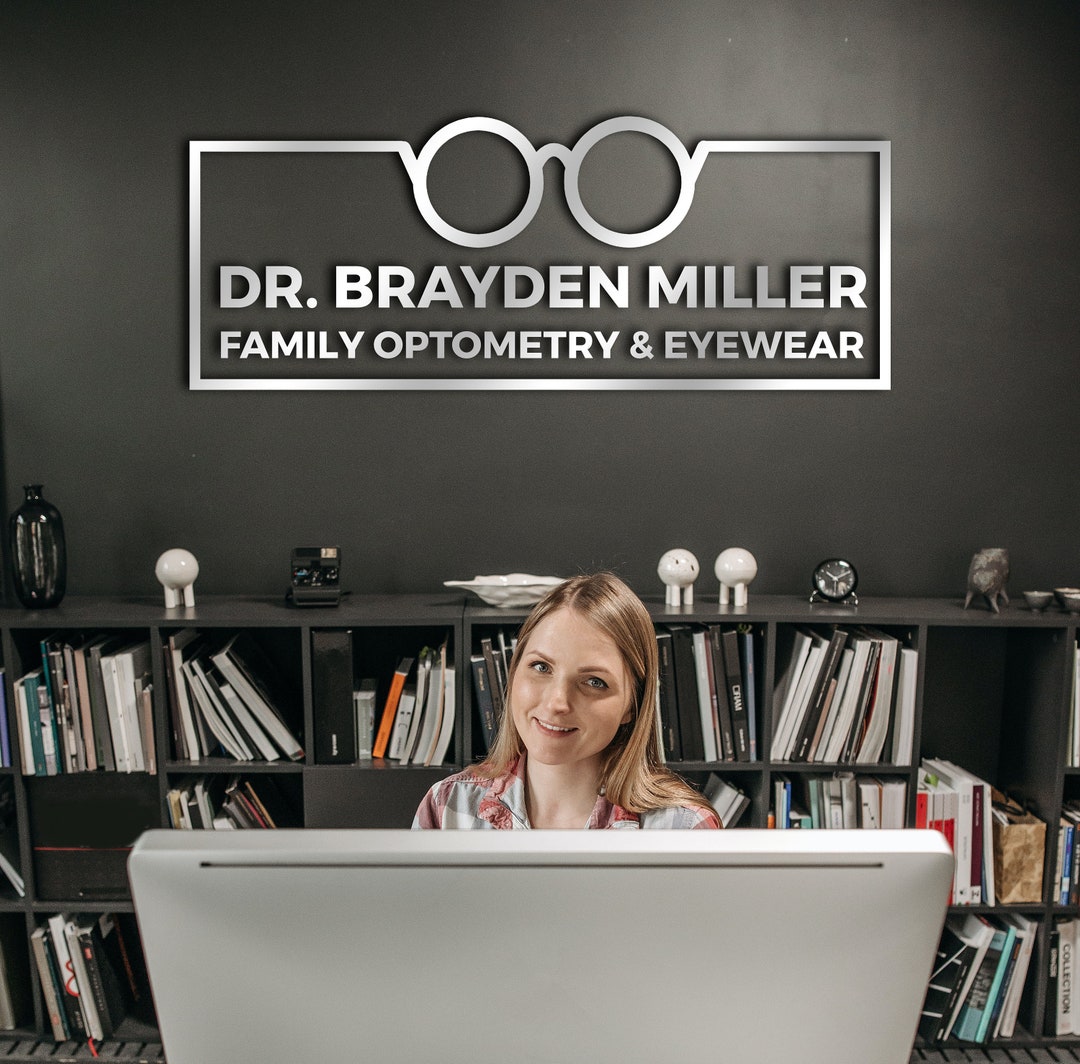 Custom Metal Optometry Sign Optometrist Signage - Etsy Canada