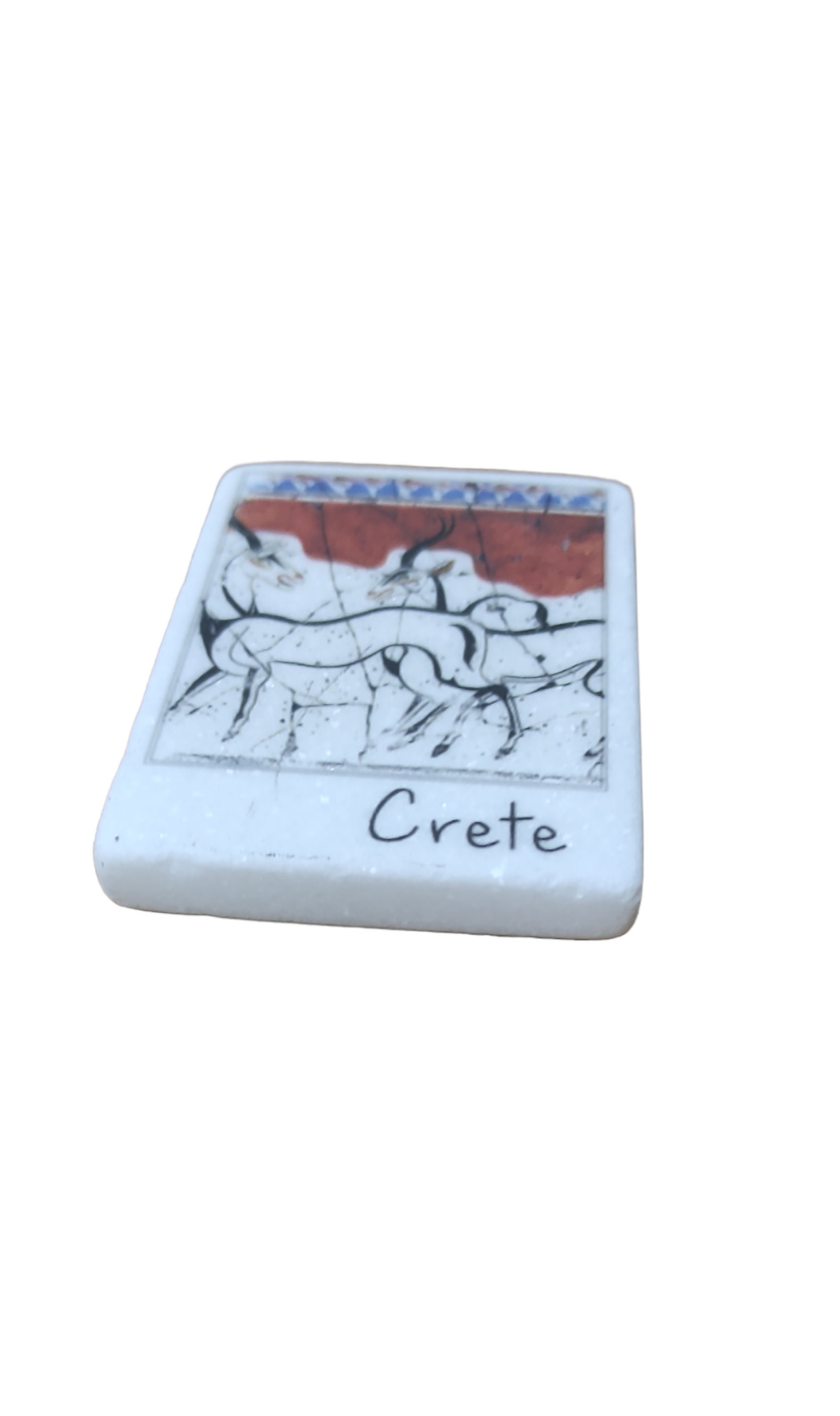 Greek Marble Magnets Greek Souvenir Santorini Minoan Fridge - Etsy