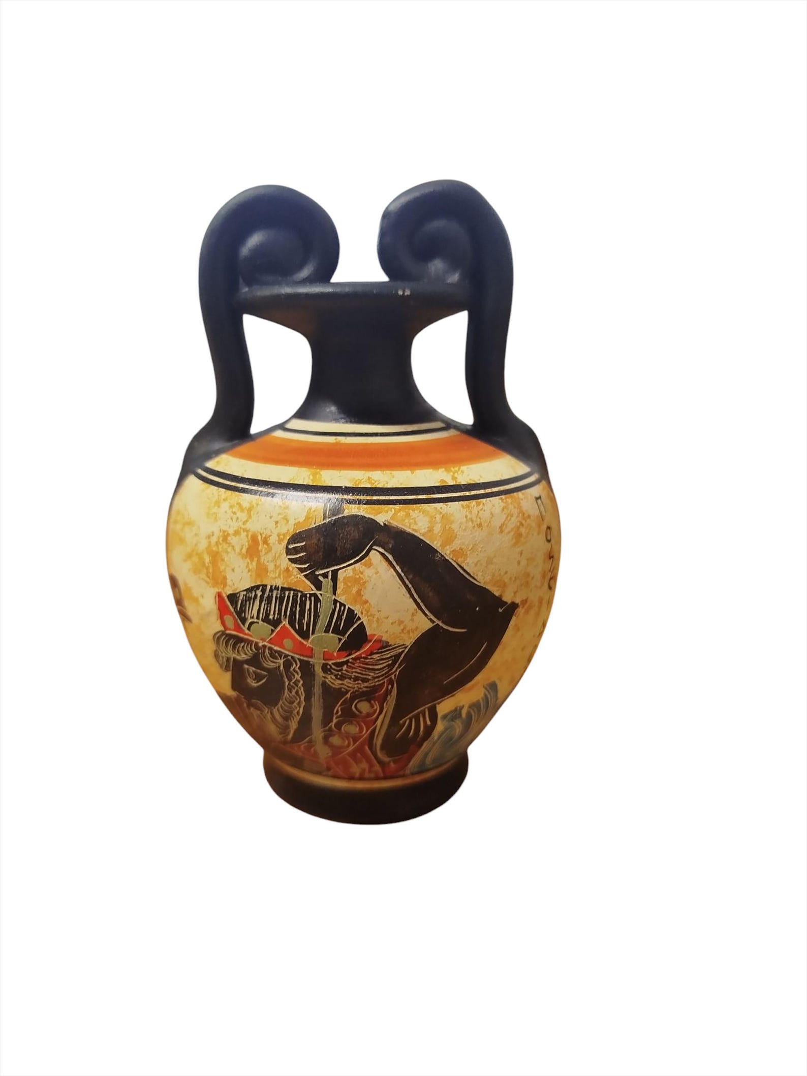 Ceramic Mini Amphora, Greek Mythology, God Poseidon, Cretan Souvenirs ...