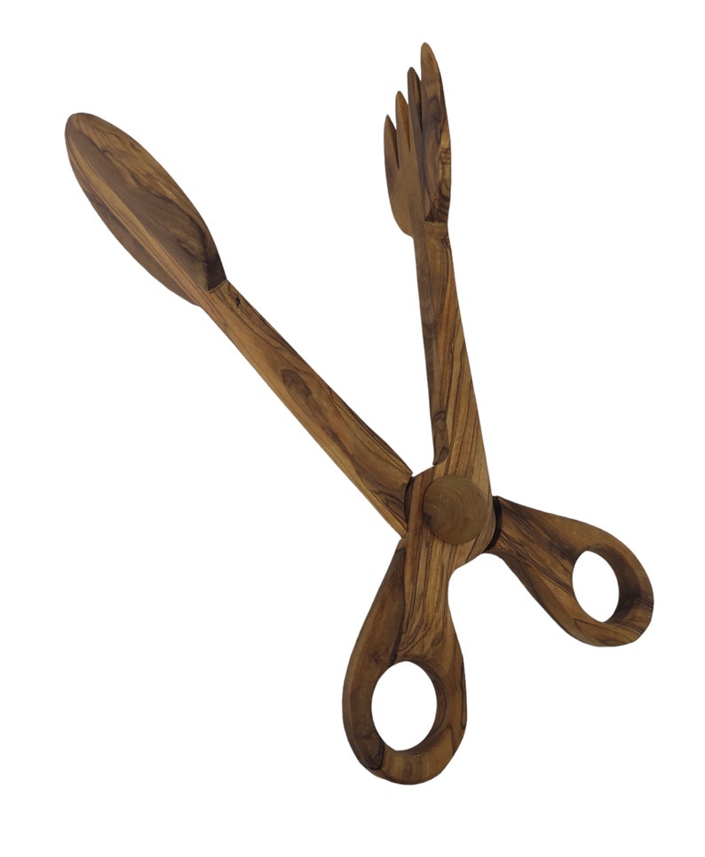 Wooden Olive Salad Tongs Greeks Souvenirs - Etsy