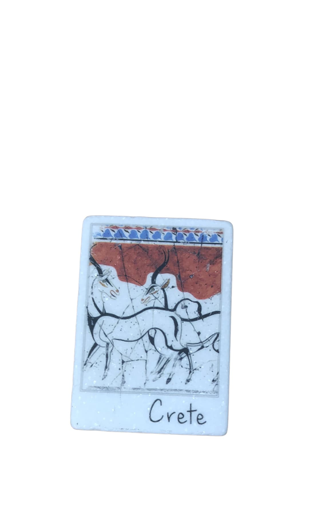 Greek Marble Magnets, Greek Souvenir Santorini Minoan, Fridge Magnet - Etsy