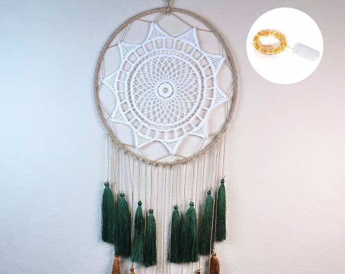 Macrame Native Dream Catchers for Bedroom, Wall Hanging Handmade ...