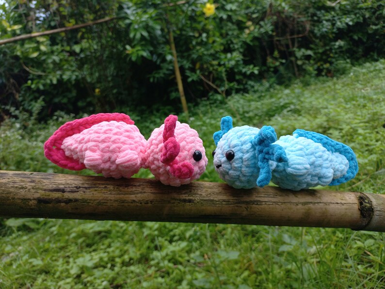 Chunky Axolotl Crochet Pattern: Amigurumi Plushie (PDF Digital Download ...