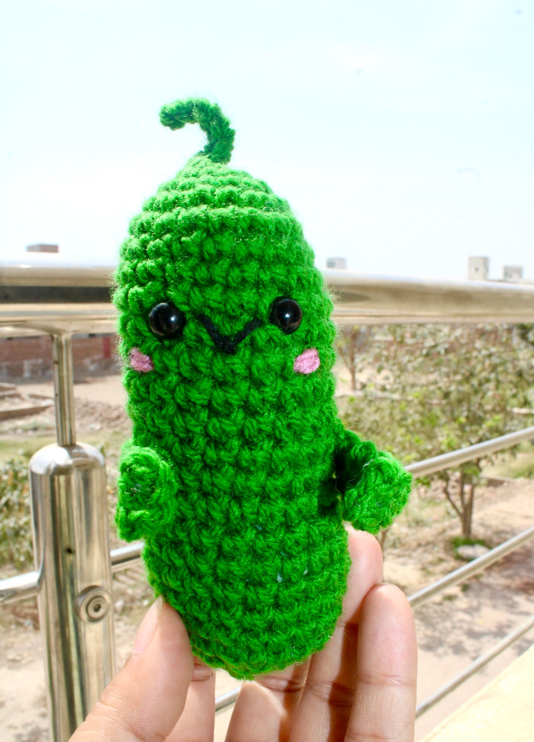 Pickle PATTERN, No Sew Amigurumi Pickle, Beginner Crochet Tutorial, Positive Pickle Crochet ...