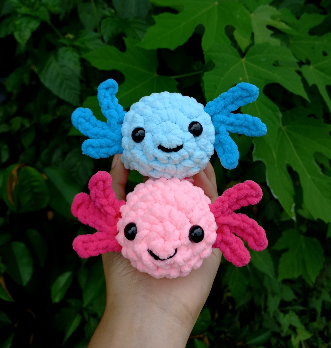 Axolotl PATTERN, Axolotl Crochet Pattern, Axolotl No Sew Pattern ...