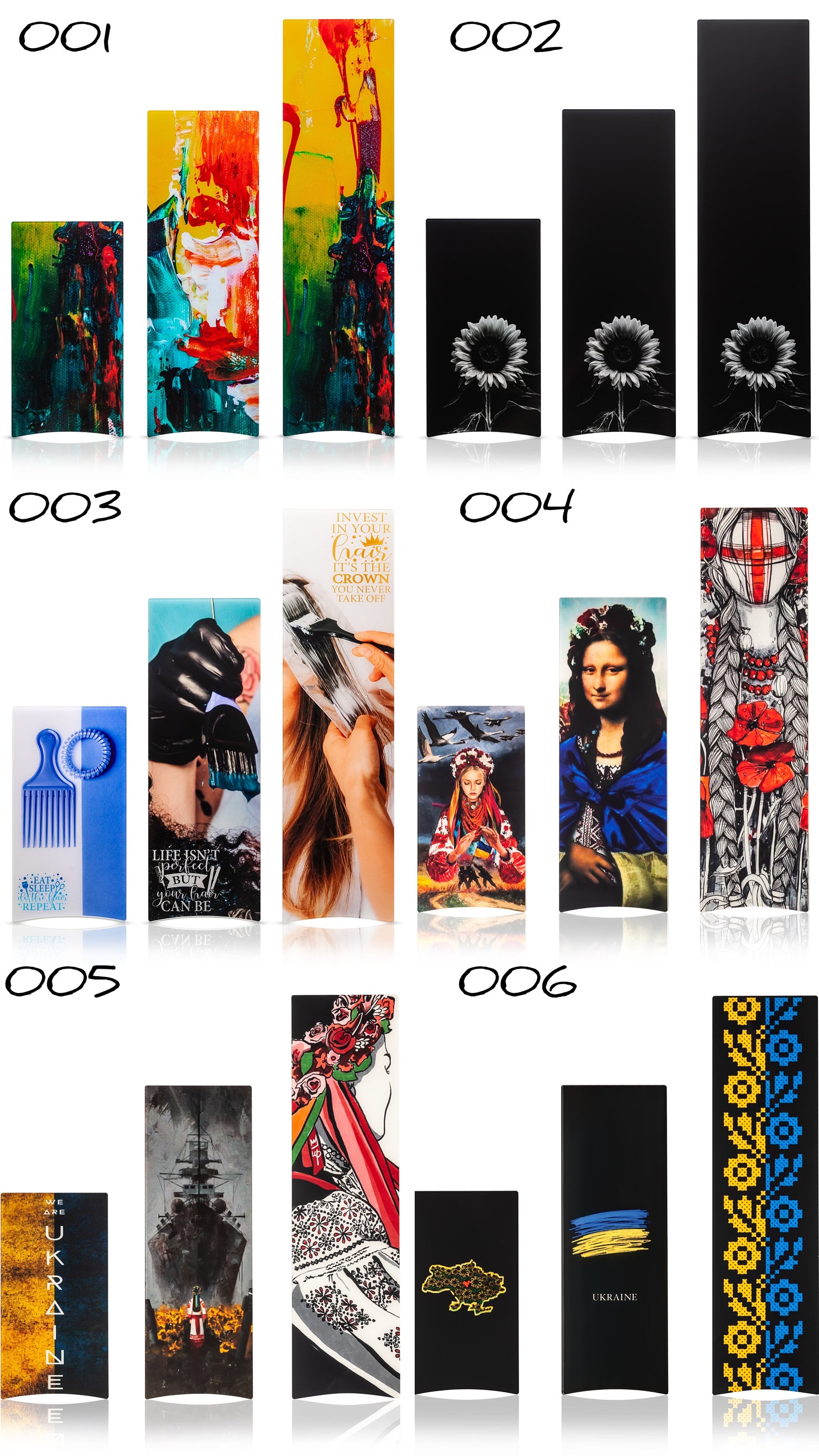 Hairdressing Balayage Board, Foil Board, Hair Color Board, Hair Salon ...