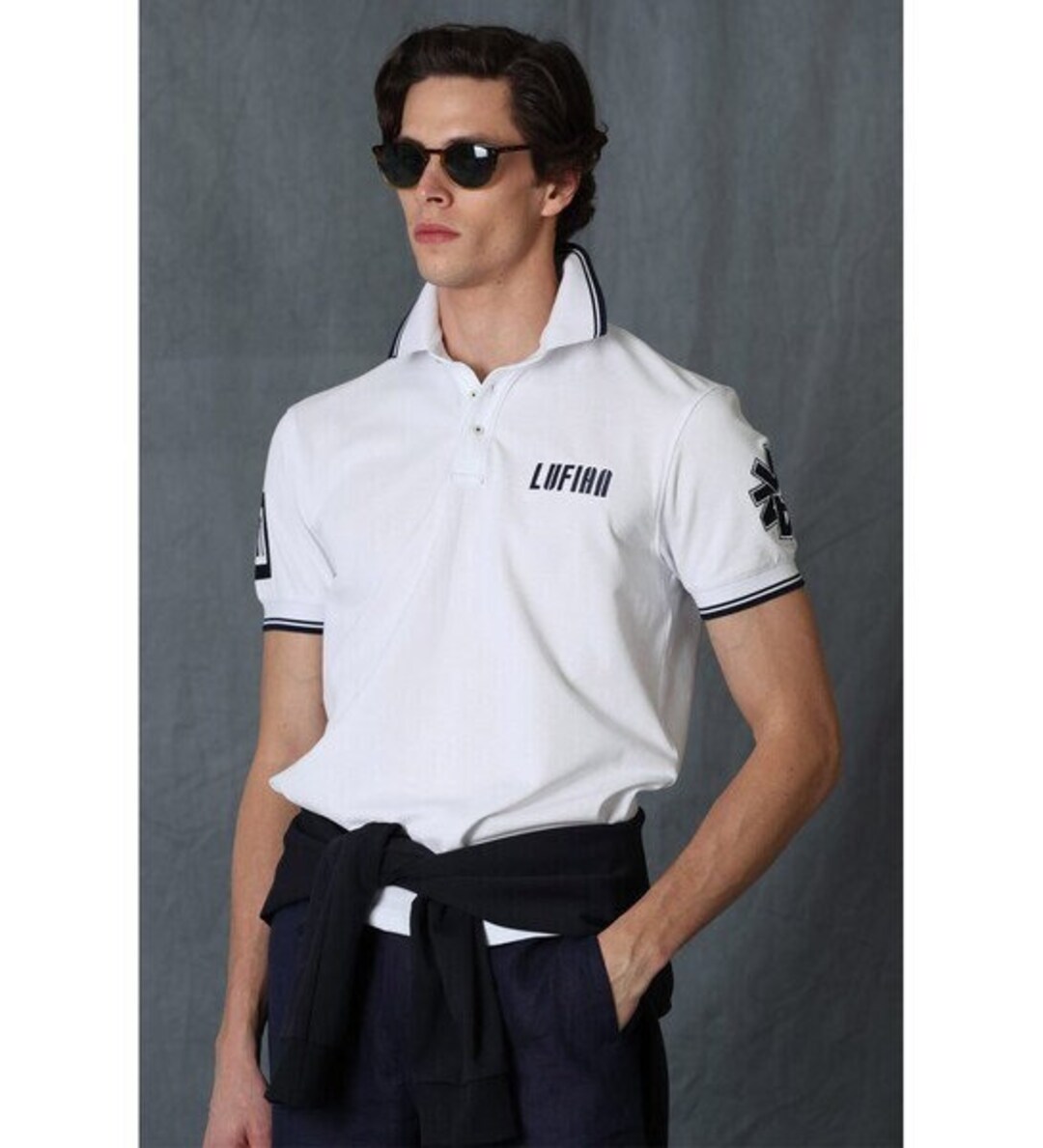 Lufian Dandy Sport Polo-shirt, Logo Embroidered Polo T-shirt, Summer T ...