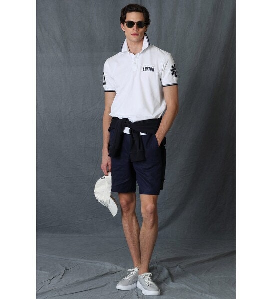Lufian Dandy Sport Polo-shirt, Logo Embroidered Polo T-shirt, Summer T ...