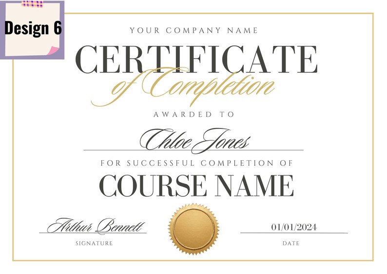 Certificate of Appreciation, Printable Certificate, Personalised Names ...
