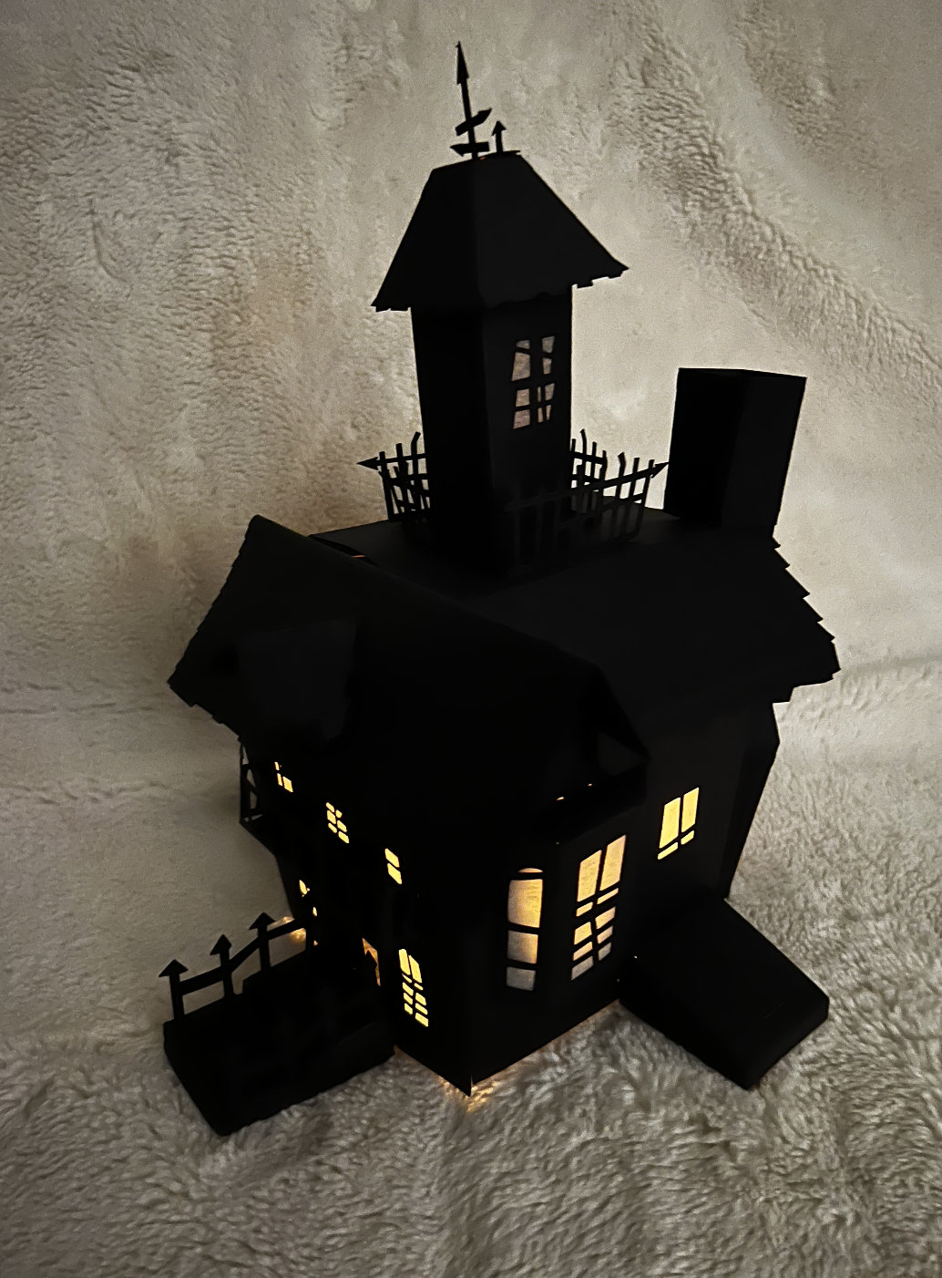 3D Haunted House Lantern Kit | Halloween House | Witch House ...