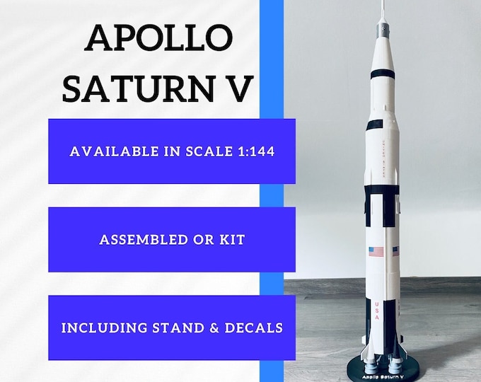 Model Rocket NASA Saturn V Rocket Space Ship Apollo 11 Moon Rocket 3D ...