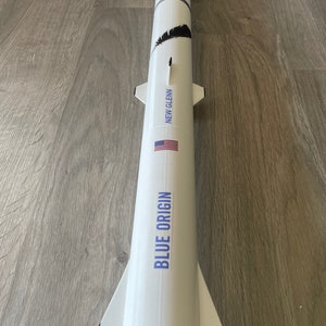 New Glenn From Blue Origin 3D Printed Rocket Model in Scale 1/108 and 1 ...
