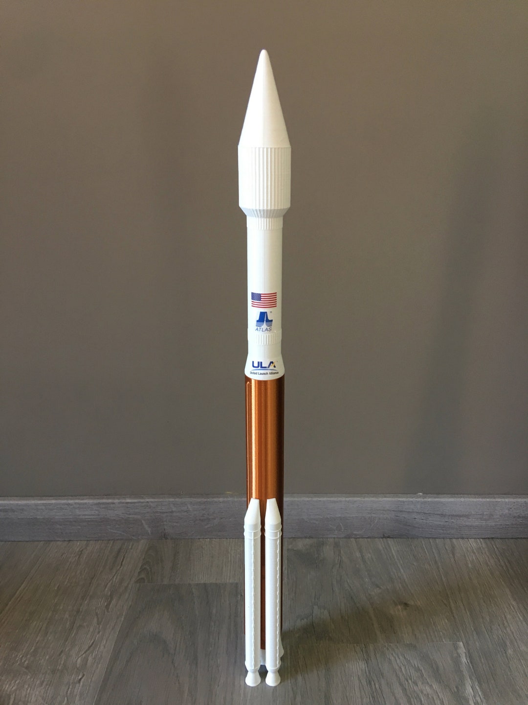 Atlas V 5 4 Series ULA 3D Printed Rocket Model in PLA - Etsy