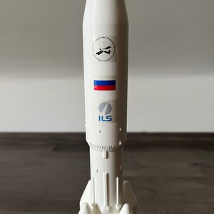 Russian Angara A5 3D Printed Rocket Model in Scale 1/108 and 1/144 - Etsy