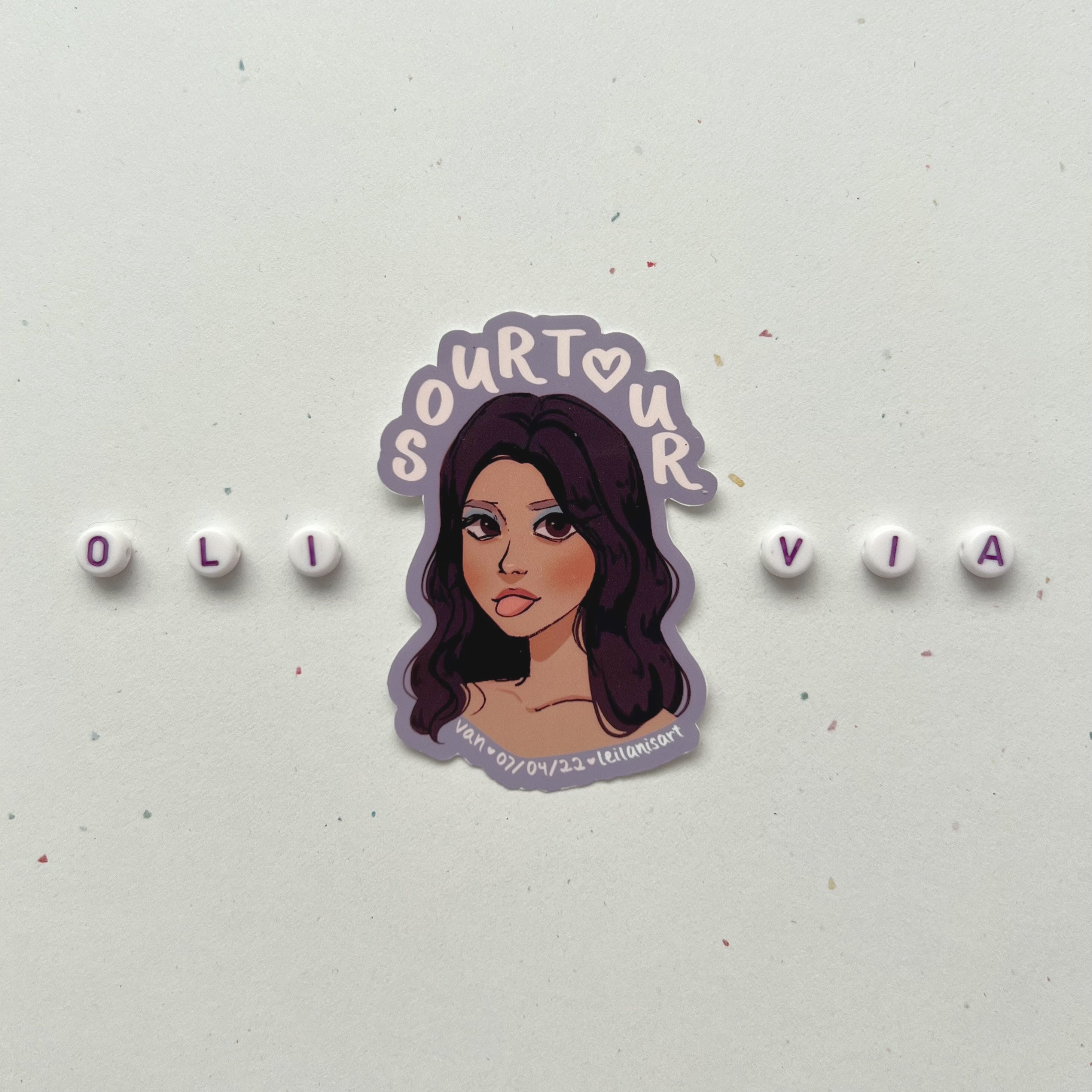 Olivia Rodrigo Sour Tour Sticker - Etsy