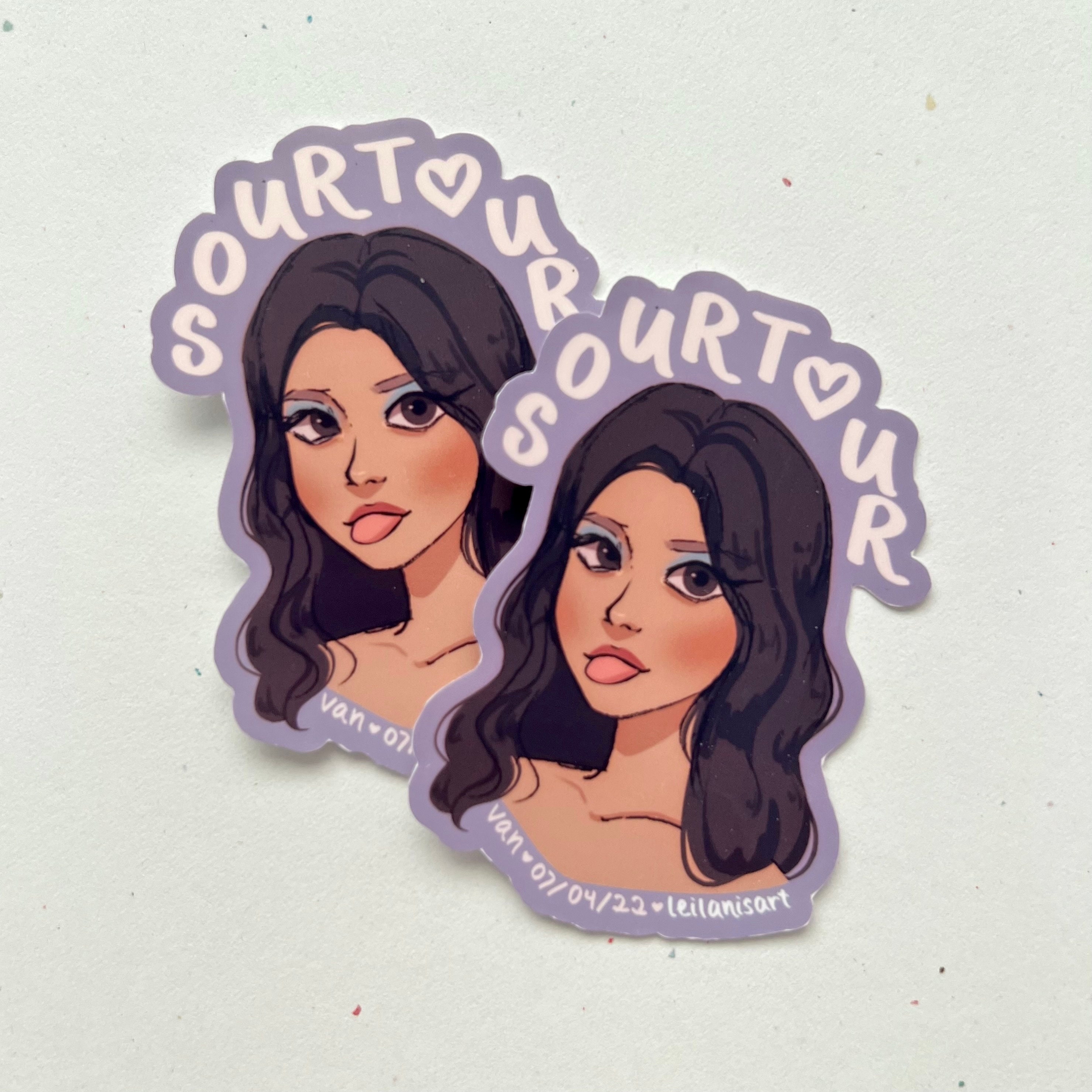 Olivia Rodrigo Sour Tour Sticker - Etsy