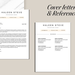 Resume Template Google Docs, Microsoft Word, and Canva ATS Resume ...