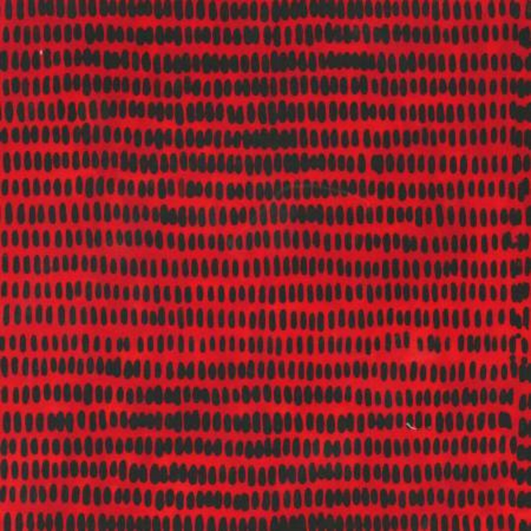 Scarlet Dashes Batik Fabric- Half Yard Cut - Etsy