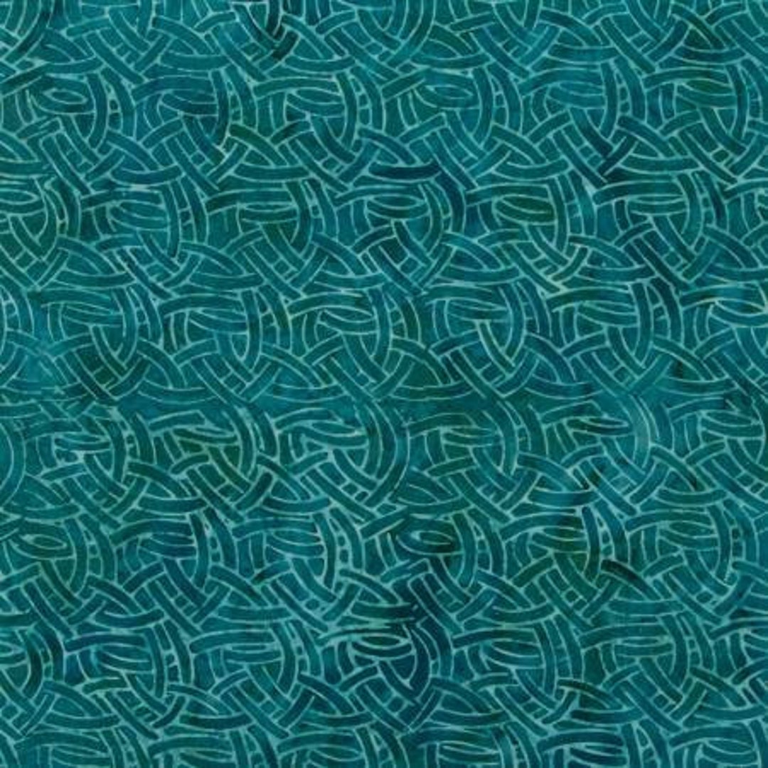 Riley Blake Expressions Bayou Blues Oceanus Batik Fabric- Half Yard Cut ...