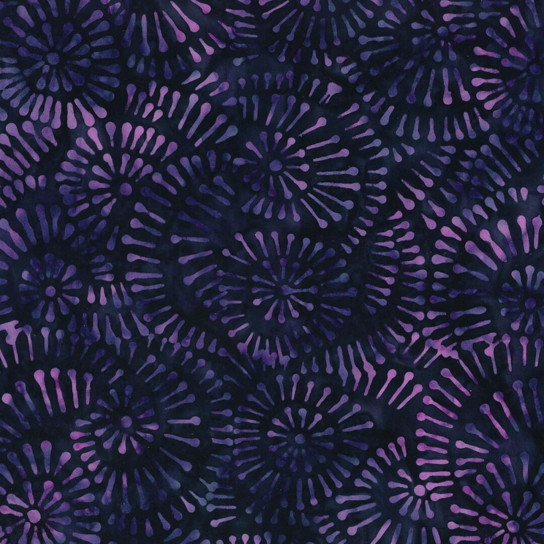 Black Pink Pins & Needles Batik Fabric- Half Yard Cut - Etsy
