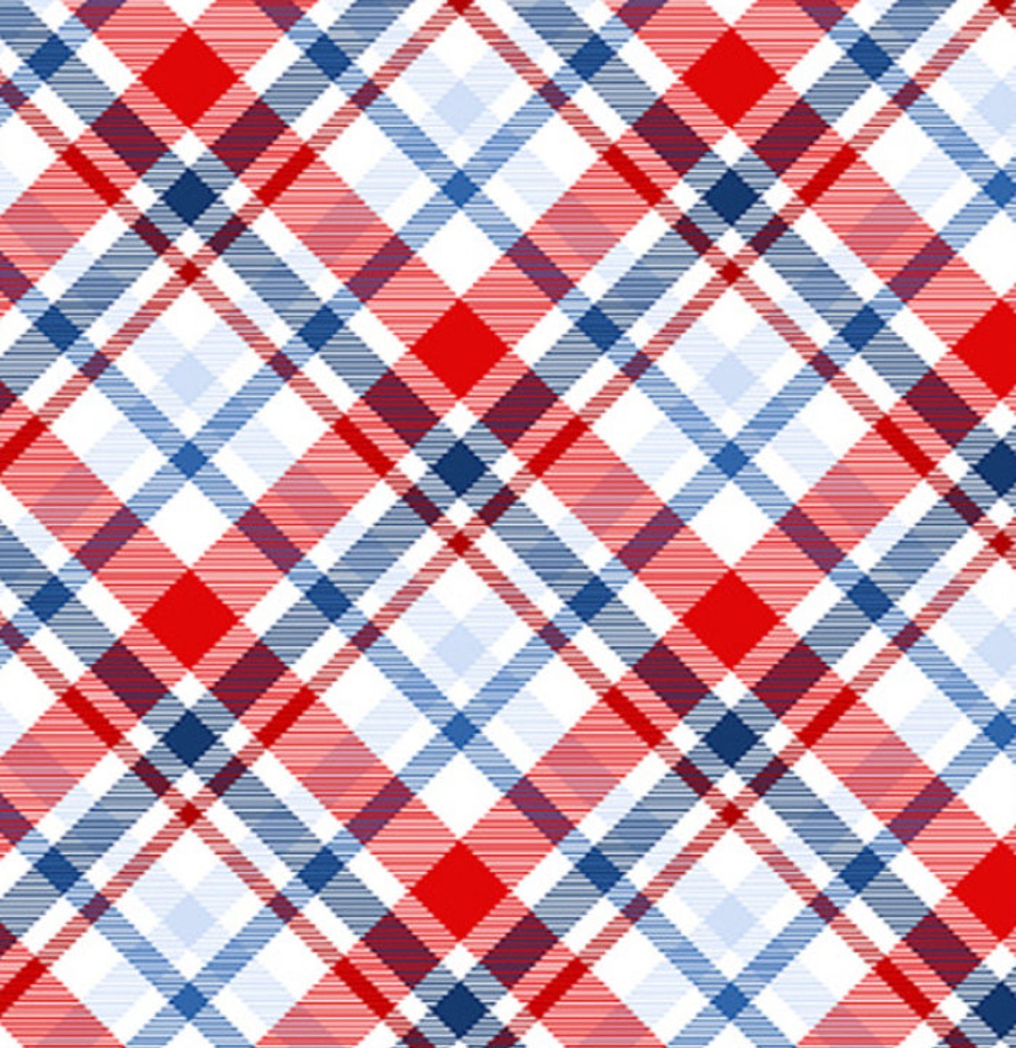 Gnome of the Brave Plaid Fabric Half Yard Cut - Etsy