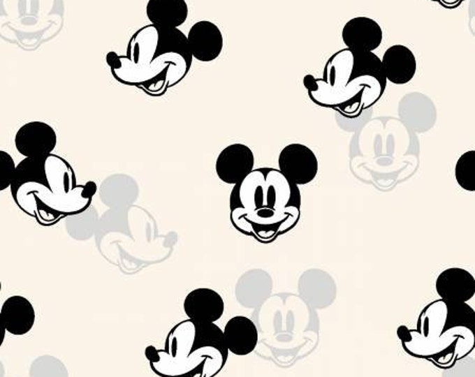 Disney Mickey Happy Mickey- Half Yard Cut - Etsy