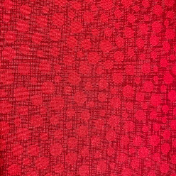 Michael Miller Hash Dot Red - Etsy