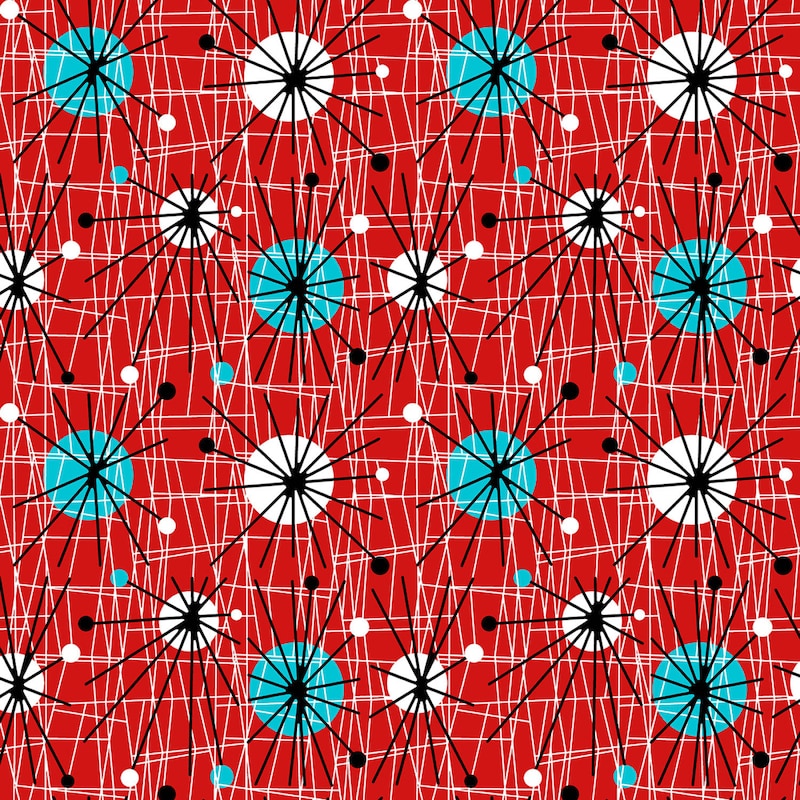 Atomic Fabric - Etsy