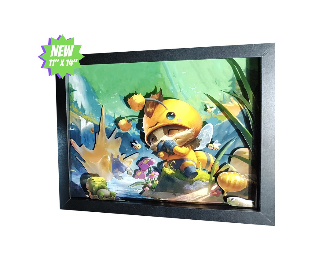 League of Legends: Beemo Shadow Box 11 X 14 6 Layers - Etsy