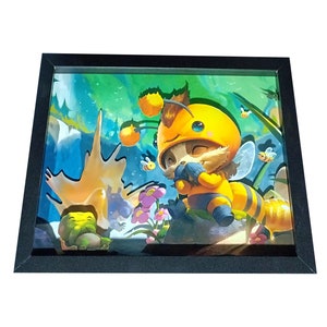 League of Legends: Beemo Shadow Box 11 X 14 6 - Etsy
