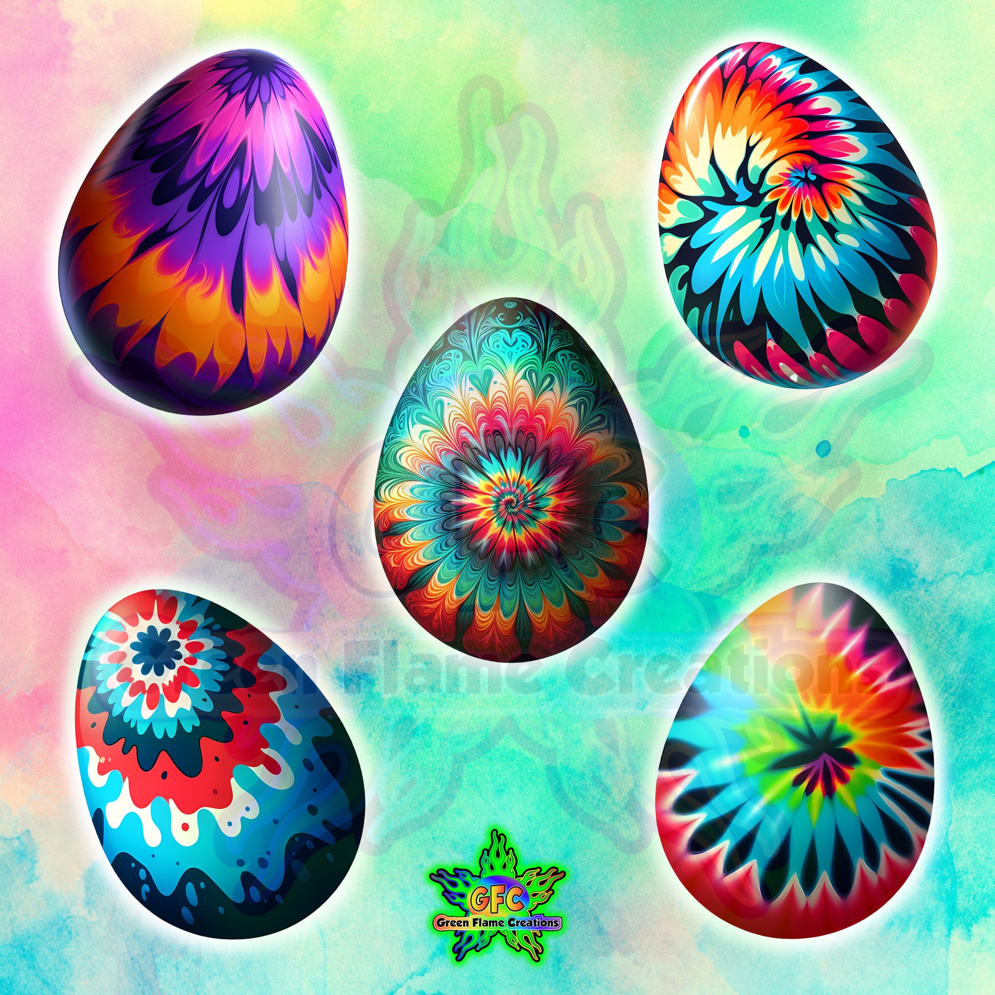 Retro Easter Png | Groovy Easter Vibes Clipart | Trendy Easter Egg ...