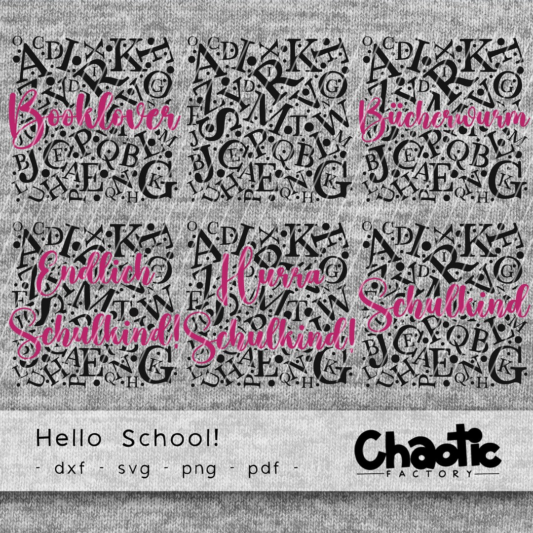 Plotter File, Hello School, Png, Svg, Dxf, Pdf, Back to School, School ...