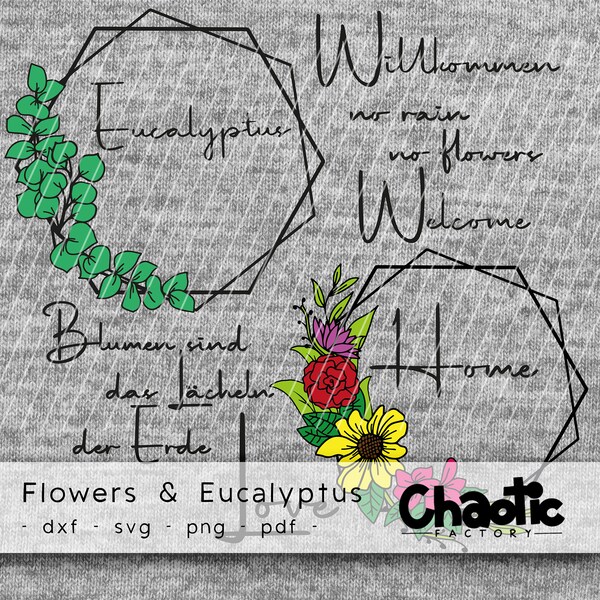 Plotterdatei blume - Etsy.de