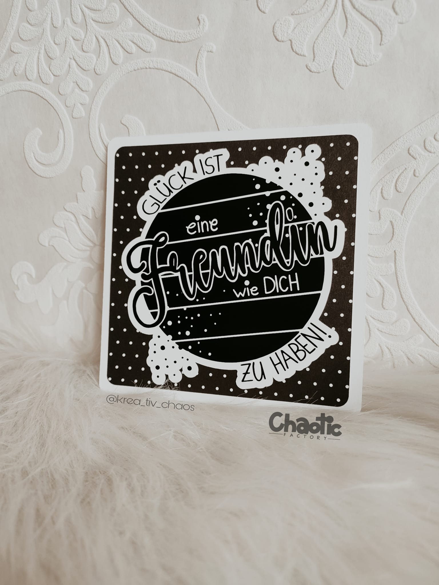 Plotterdatei Glück ist... Chaotic Factory dxf svg png - Etsy.de