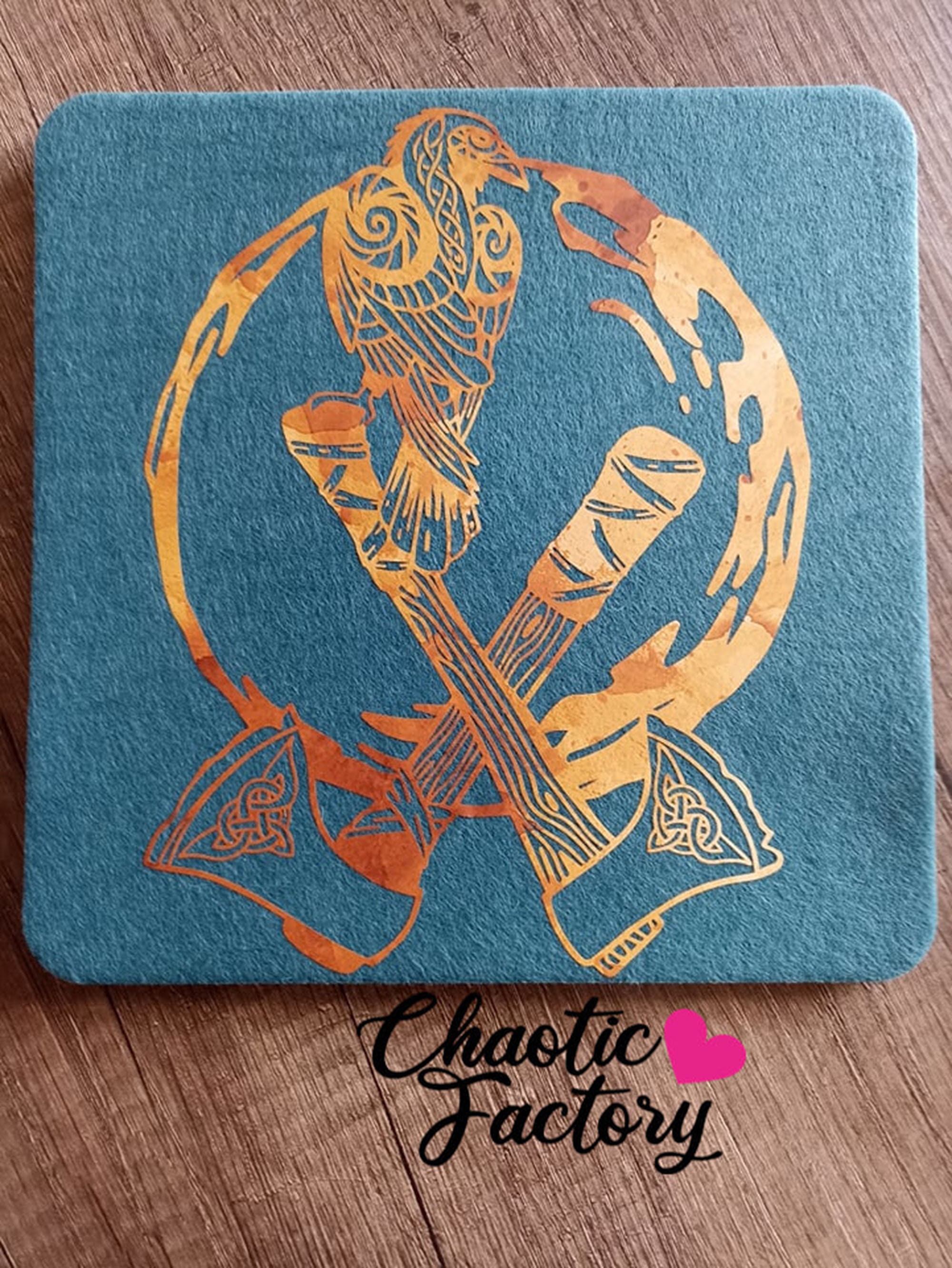 Plotterdatei Odins Rabe Chaotic Factory dxf svg png - Etsy.de