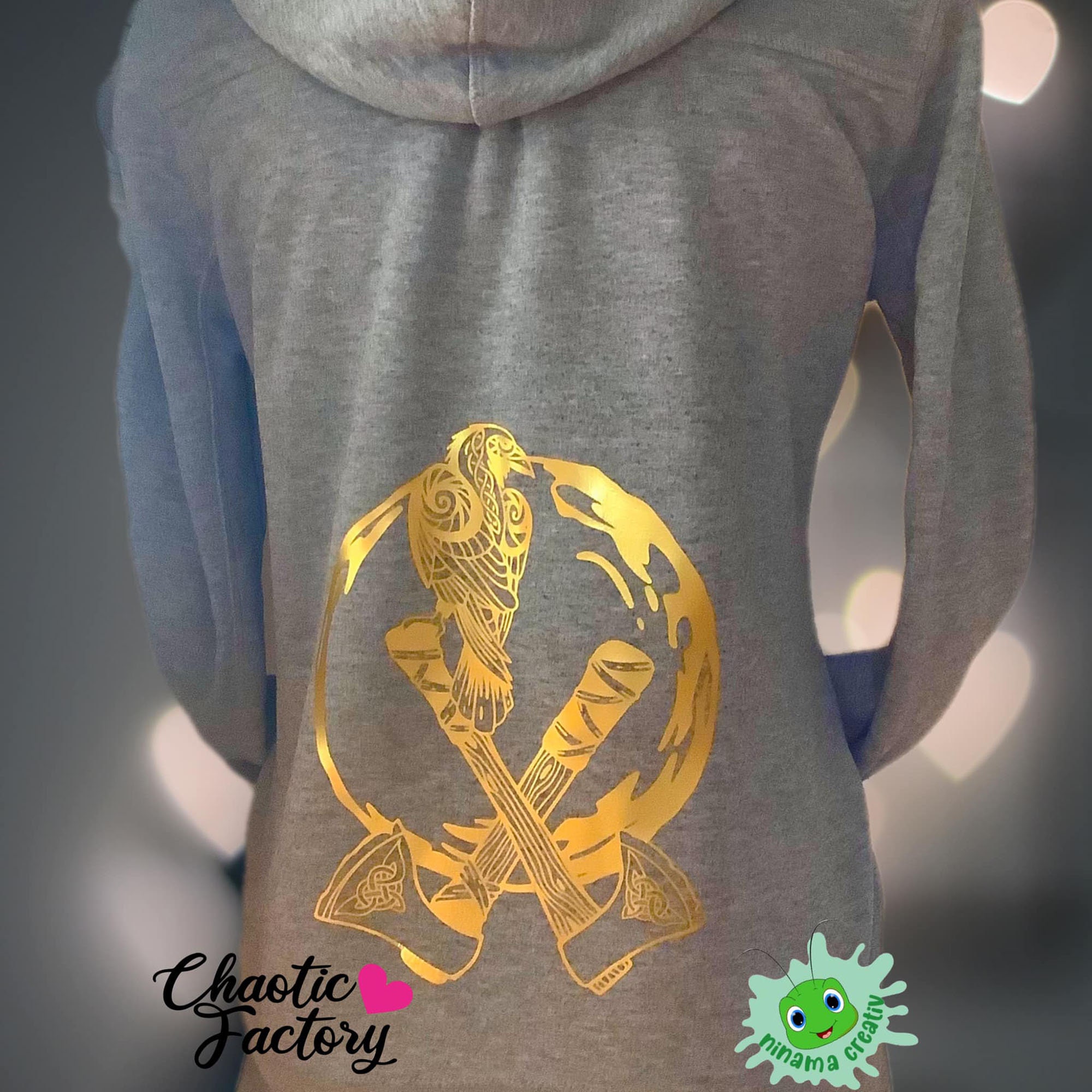 Plotterdatei, Odins Rabe, Chaotic Factory, dxf, svg, png, Wikinger, Axt, Nordisch, Mond - Etsy.de