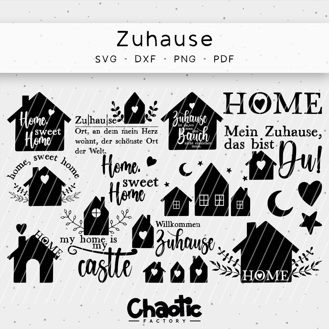 Plotter File, Home, Dxf, Png, Svg, Houses, Sayings - Etsy