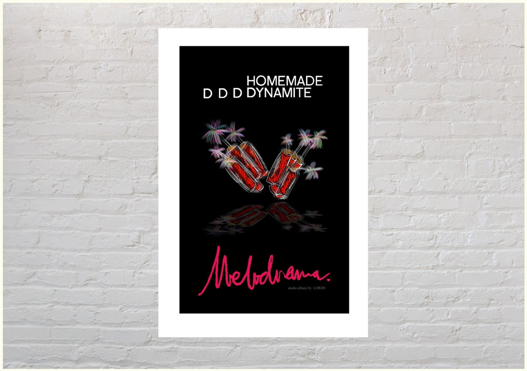 Lorde Ddd DYNAMITE DIGITAL Poster (A5, A4, A3) - Etsy