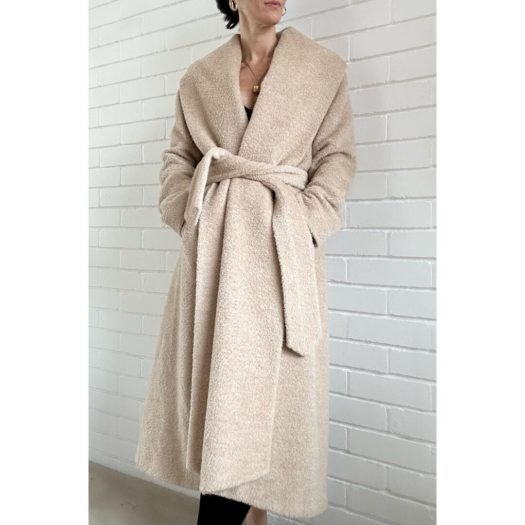 Max Mara Vintage Teddy Coat Virgin Wool & 56% Alpaca Women's Size 10 UK ...