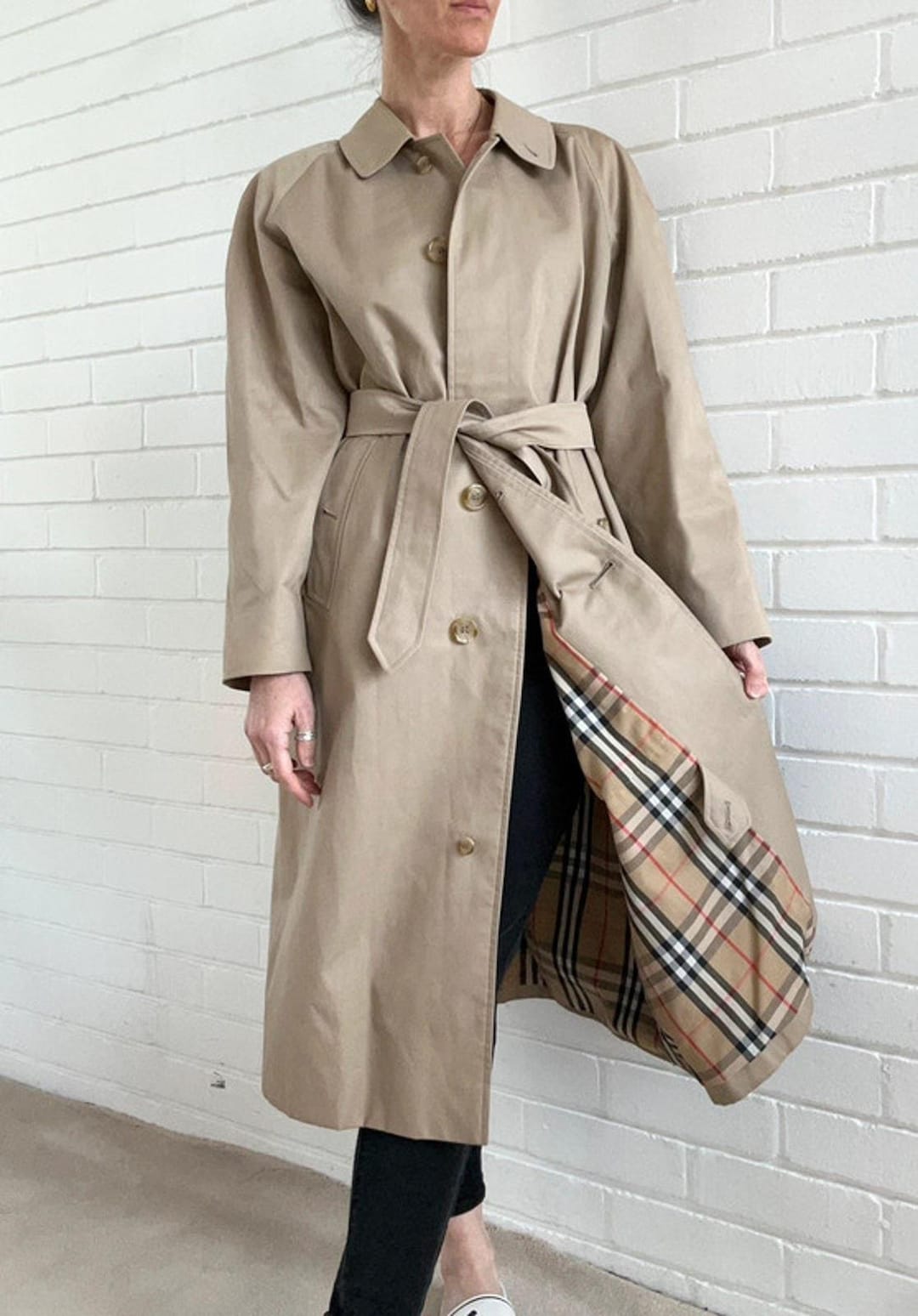 Vintage Burberry Trench Coat - Camden - Womens UK 12 (US 8) (eur 40 ...