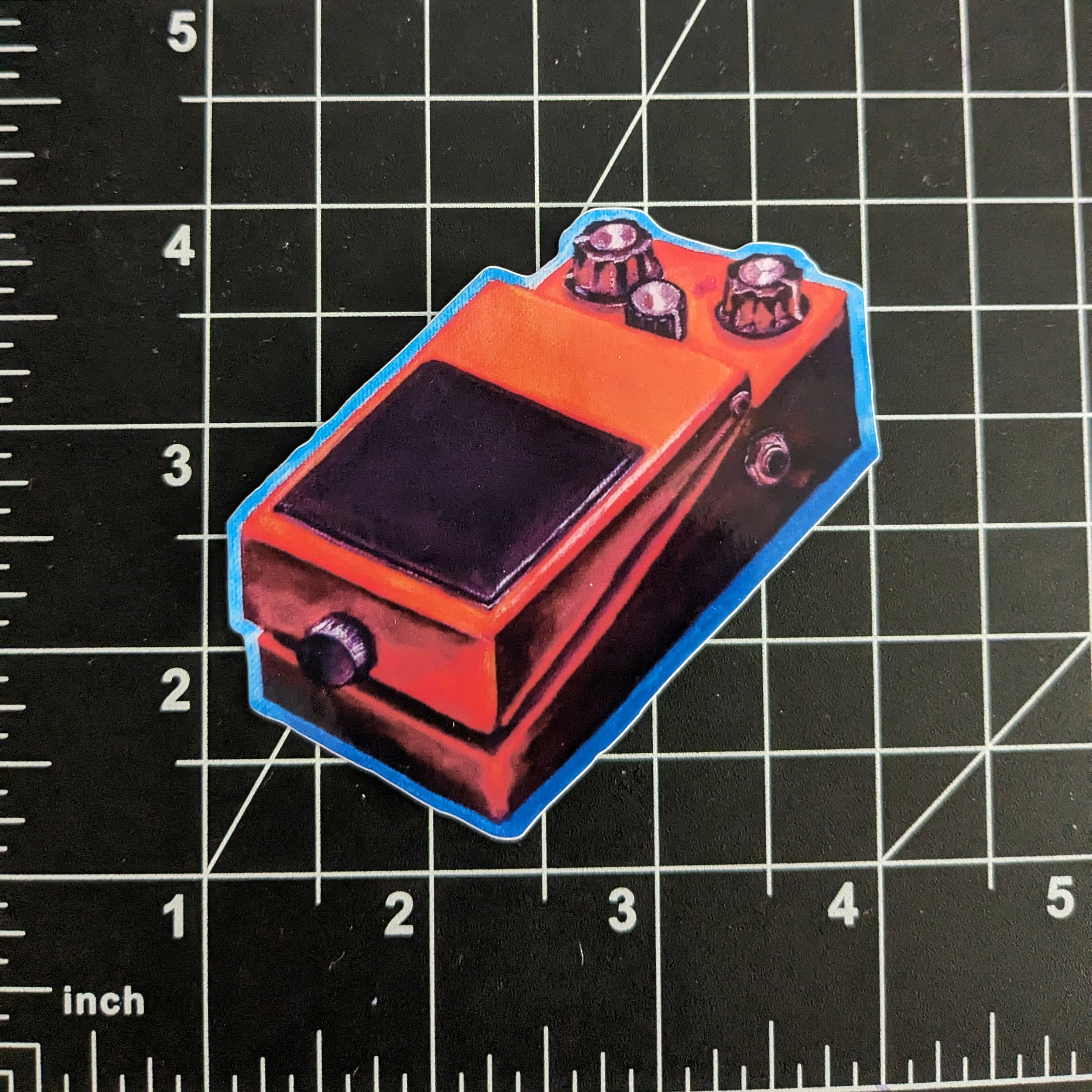 Guitar Pedal Vinyl 3 Stickers Big Muff Boss Distortion Original Artwork ...