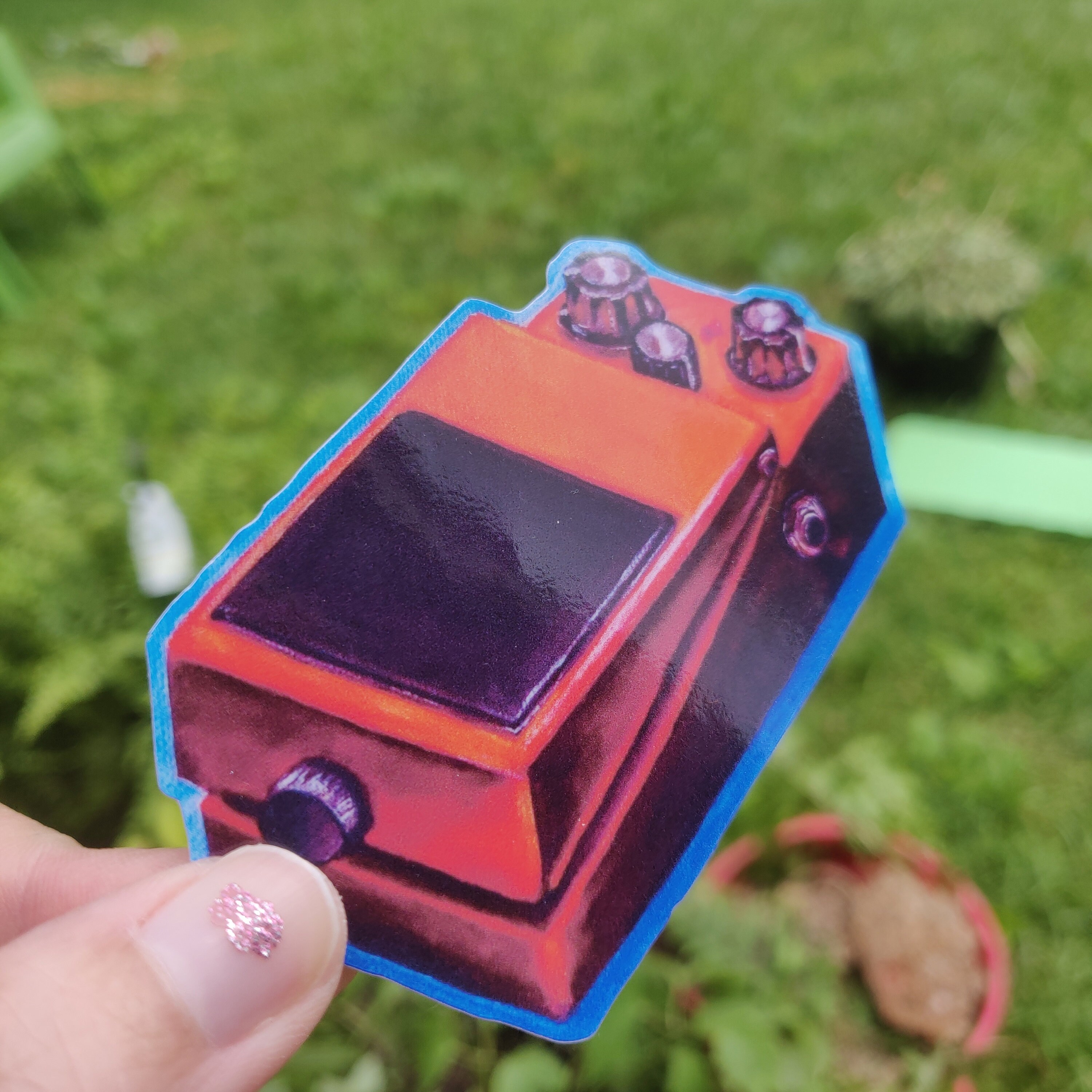 Guitar Pedal Vinyl 3 Stickers Big Muff Boss Distortion Original Artwork ...